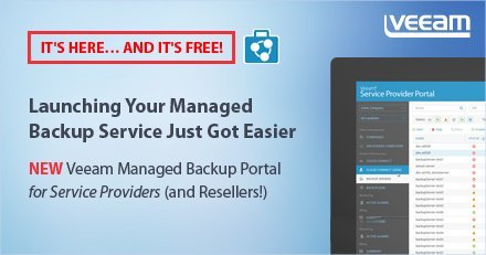 Veeam Managed Backup Portal released! - Veeam Software - Spiceworks Community