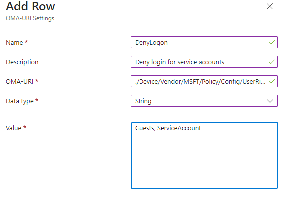 How to block interactive login on Azure workstations for service ...