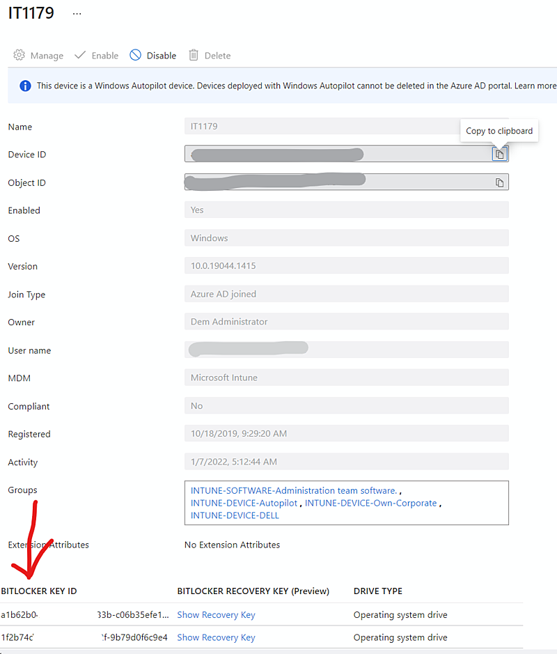 Bitlocker enable via configuration policy Intune - Windows - Spiceworks Community