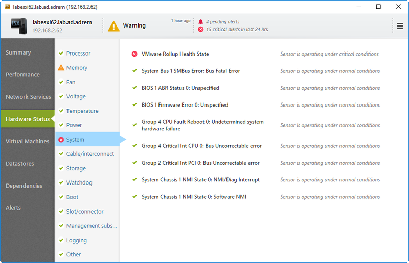 Monitor ESXi Hardware - Software - Spiceworks Community