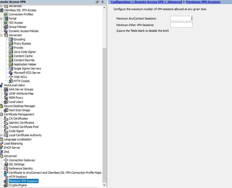 Cisco Asa Anyconnect Vpn Session Limit Reached Networking Spiceworks Community