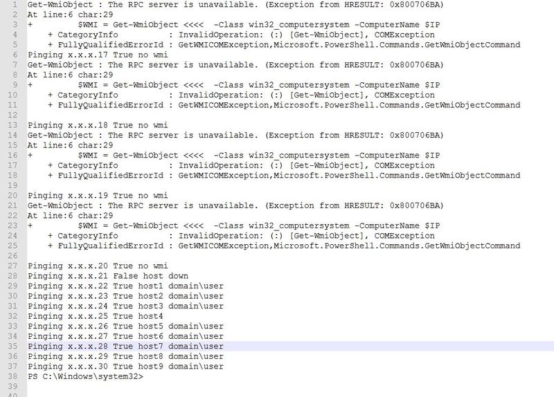 Subnet Scanner Script - Programming & Development - Spiceworks Community