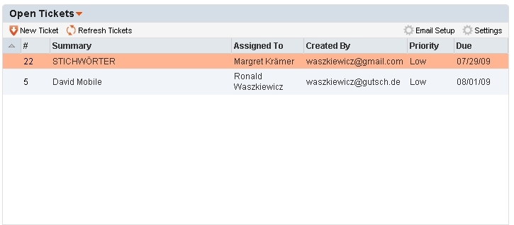 How can I add a table entry for the table showing the list of tickets? - Spiceworks Support ...