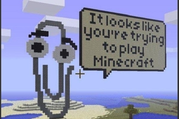 Clippy in Minecraft - Water Cooler - Spiceworks Community