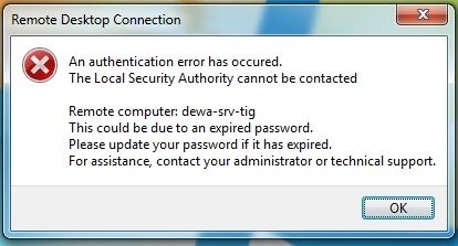 RDP connection error - Windows - Spiceworks Community