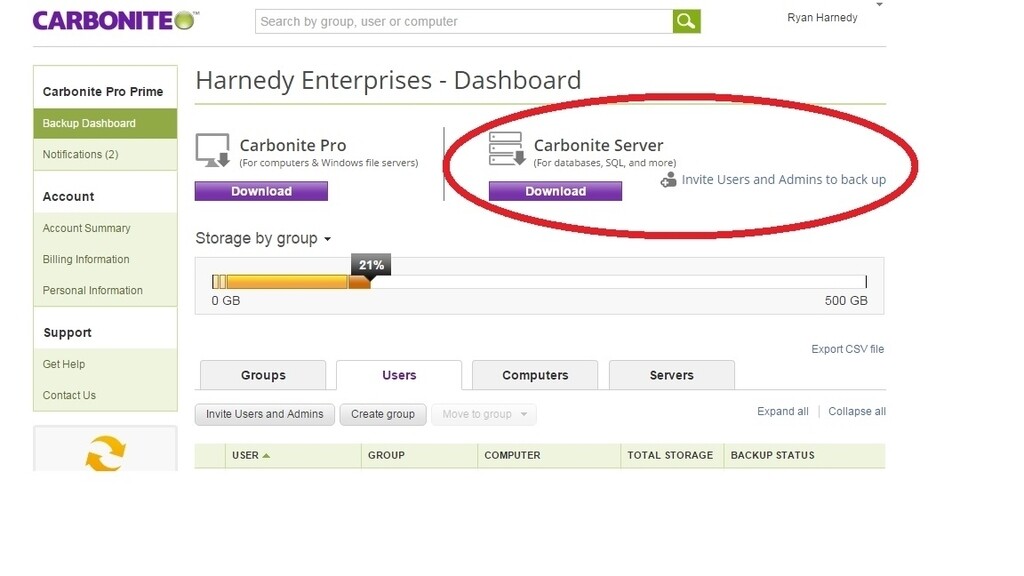 How to set up Carbonite Server Backup - Windows - Spiceworks Community