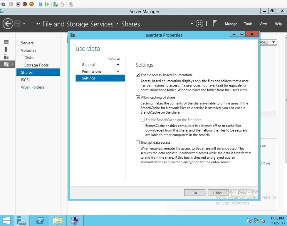 Configure Access-Based Enumeration (Server2012) - Software & Applications - Spiceworks Community