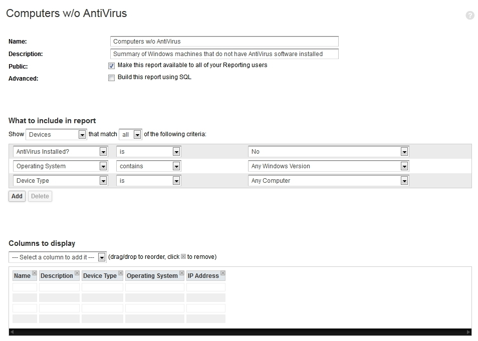 How do I Create an Alert for a Computer with no Antivirus Software Installed? - Spiceworks ...