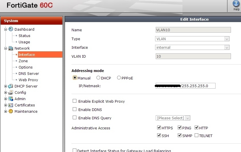Fortinet Fortigate-60D GUI - Networking - Spiceworks Community