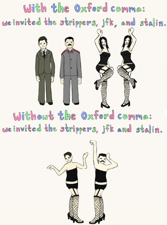 Remember the Oxford Comma - Water Cooler - Spiceworks Community