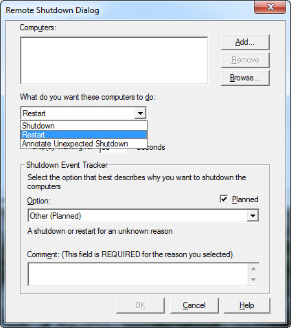 Remotely Shutdown or restart a computer on your LAN - Software ...
