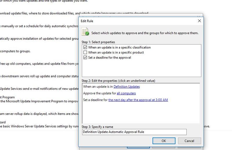 Auto install definition updates via WSUS? - Windows - Spiceworks Community