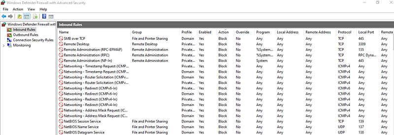 Remove Blocked Windows Firewall Rules By Gpo Windows Spiceworks