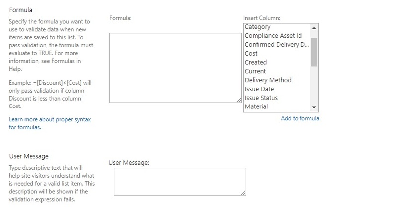 SharePoint Online - Conditional Formulas - Software - Spiceworks Community