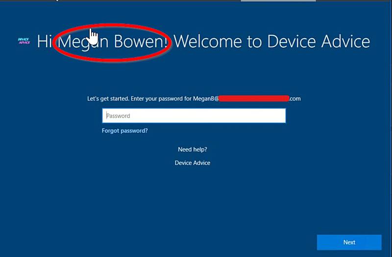 AutoPilot Not Displaying Username at Welcome Screen During OOBE Setup ...