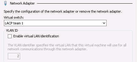 Hyper-v NIC teaming LACP - Virtualization - Spiceworks Community