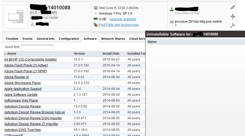 Uninstallable Software Empty Spiceworks Support Spiceworks Community