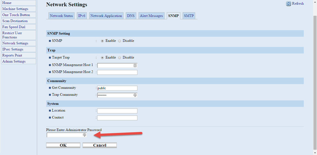 Ricoh Web Image Monitor default login credentials - Hardware ...