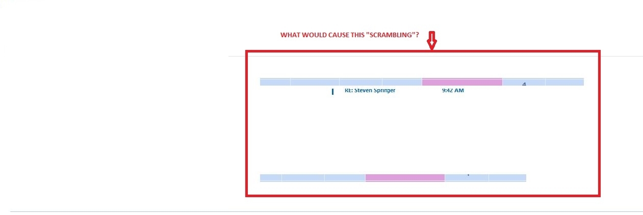 Outlook 2013, Scrambled Screen when changing between emails - Software ...