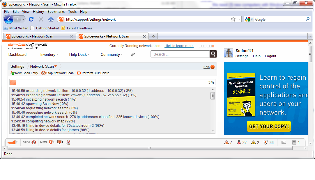 Stop Scanning - Spiceworks Support - Spiceworks Community