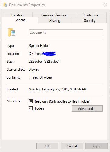 Redirection changing in Regedit but not on the folder itself - Software & Applications ...