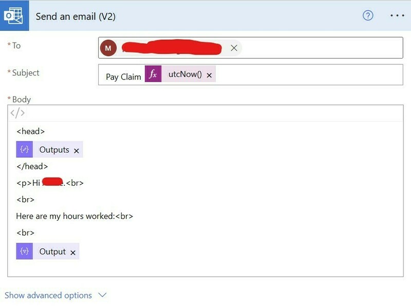 Power Automate Excel Table To Email Cloud Computing And Saas Spiceworks Community