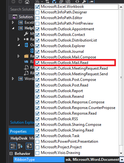 How to add a Button to the Outlook reading window home tab, VSTO Plugin - #2 by joshholmes ...