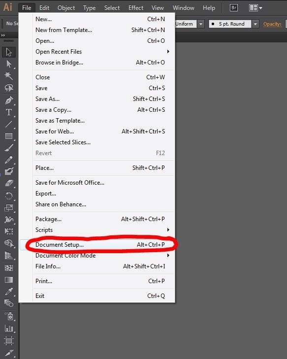 Red Guide Around Artboard in Illustrator - Software & Applications ...