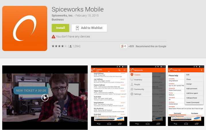Catch Those Drive By Tickets With The Spiceworks Mobile App Spiceworks Spiceworks Community