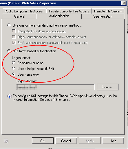 Does OWA Forms-Based Authentication accept both domain\U and U only - #2 by ryangoode ...