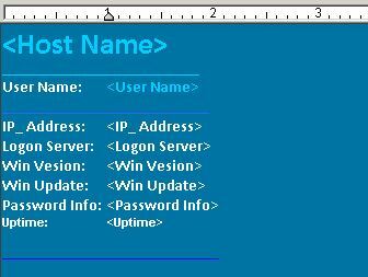 BGINFO - System Uptimer Required. - Software & Applications ...
