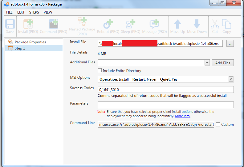 Install Adblock Plus for IE on a domain with no user input - Security ...