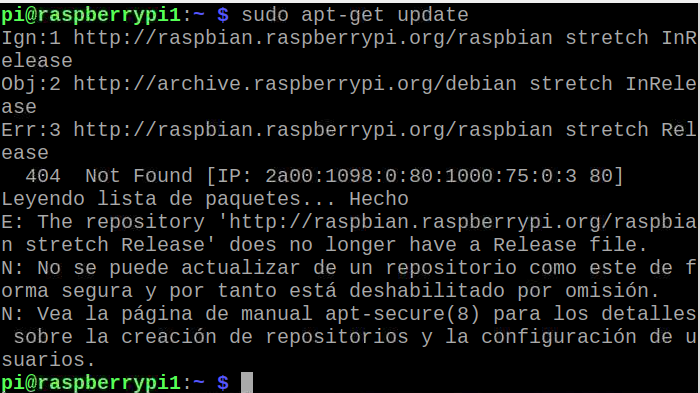 I can't update my Raspberry Pi 3B - Programming & Development - Spiceworks Community