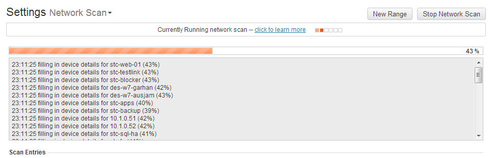 Network scans seem to get stuck at the same place... - Spiceworks Support - Spiceworks Community