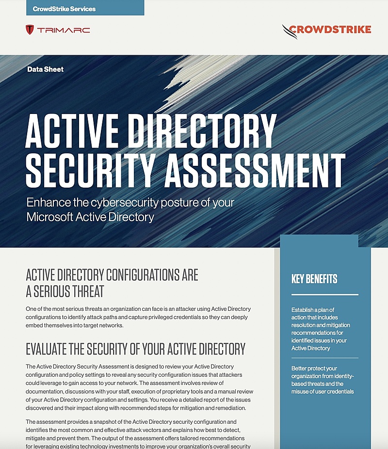 Learn More - Active Directory Security Assessment! - CrowdStrike ...