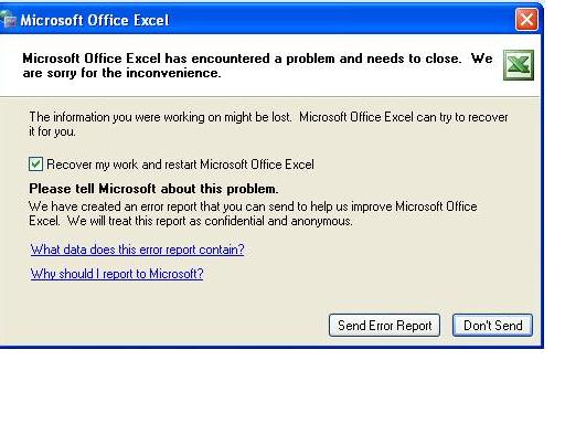 Why does Excel 2003 crash when trying to link worksheets? - Software & Applications - Spiceworks ...