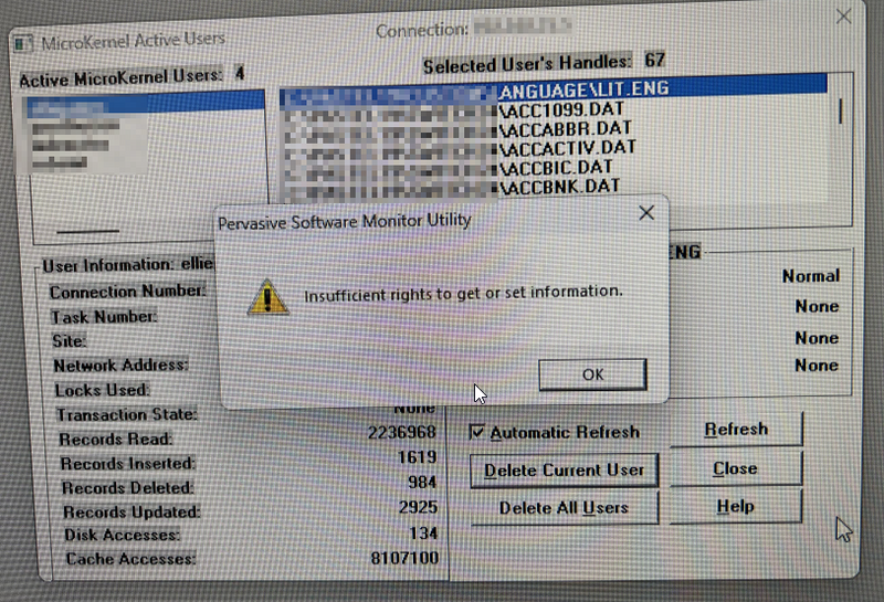 Pervasive Monitor access to Pervasive SQL from domain workstations - Databases - Spiceworks ...