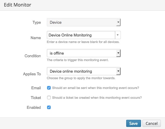 Setup device offline notifications - Spiceworks Support - Spiceworks Community