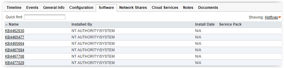 Spiceworks cannot inventory client PC hotfix install date even install ...