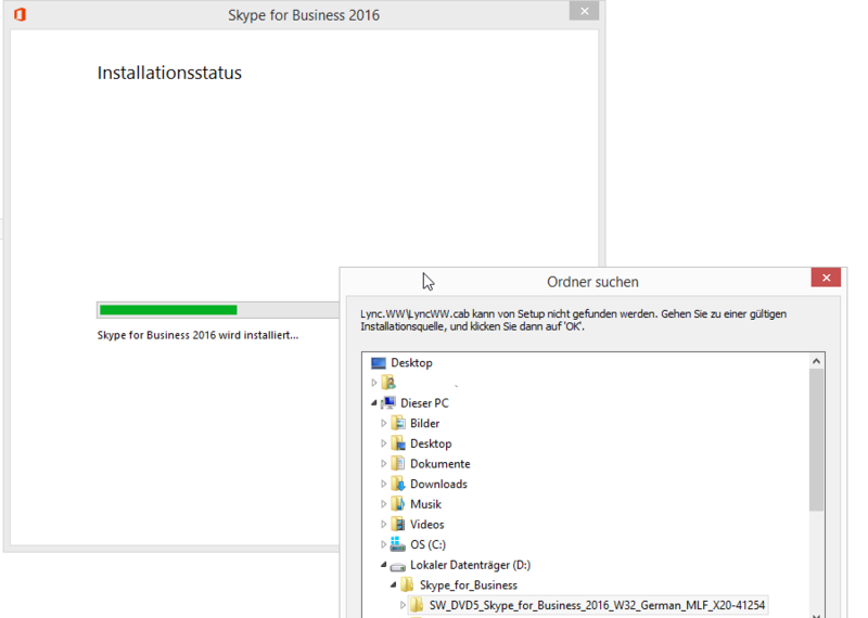 Skype For Business cannot find Lync.ww\LyncWW.cab - Software - Spiceworks Community