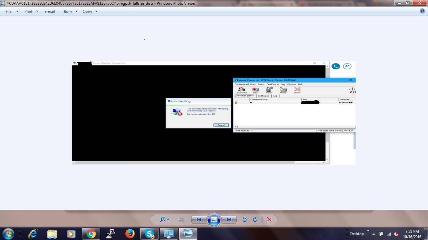 remote desktop keep disconnecting while user is logged in through RA ...