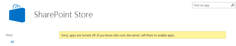Sorry apps is not enabled: SharePoint 2013 Foundation - Software - Spiceworks Community