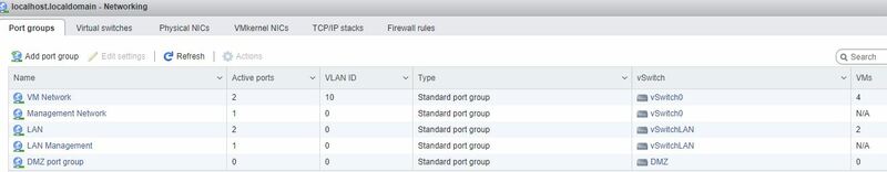 Connect 1 vm to 2 virtual switches and each Vswitch to a seperate ...