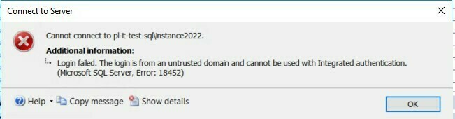 SQL Server 2022 connection problem - Databases & Queries - Spiceworks Community