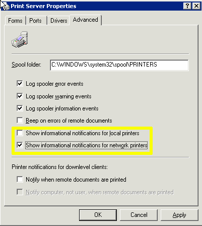 Remote Desktop Connection Printing Alerts - Windows - Spiceworks Community