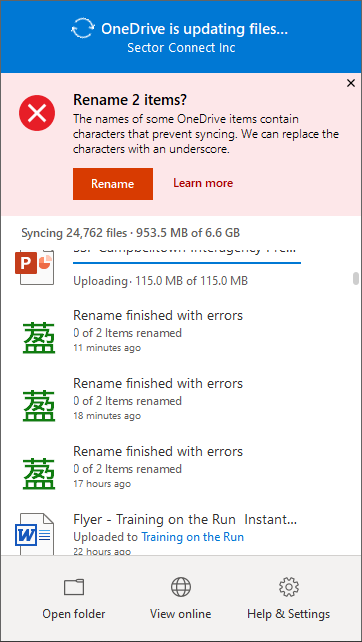 OneDrive Synce Rename Issue - Cloud Computing & SaaS - Spiceworks Community
