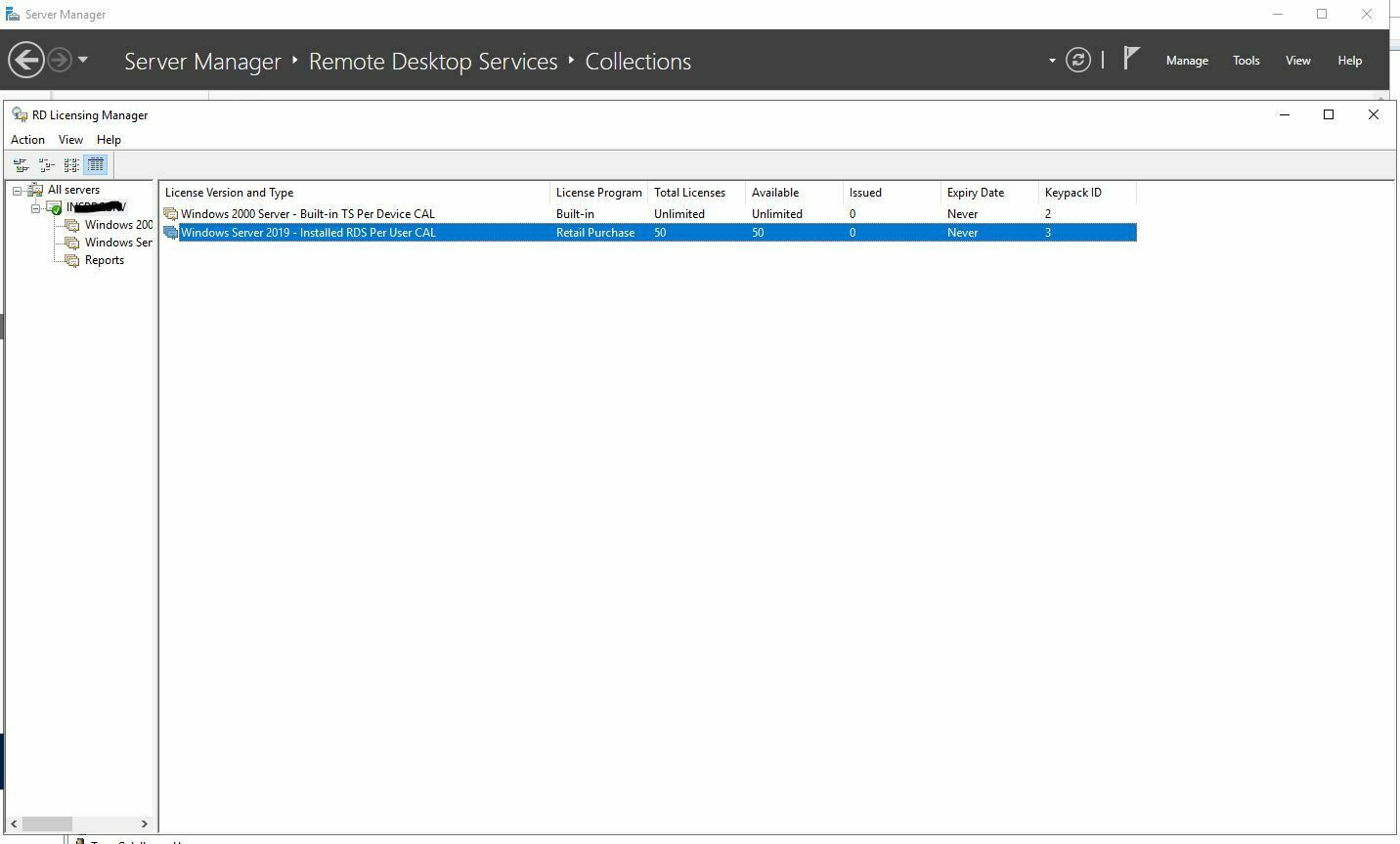 RDS license server issue, server 2019 standard - Software & Applications - Spiceworks Community