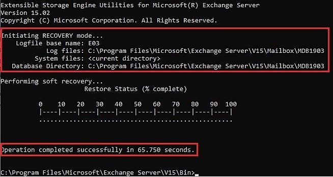 Exchange 2019 Error: Database is mandatory on UserMailbox. After Update Reboot - Software ...