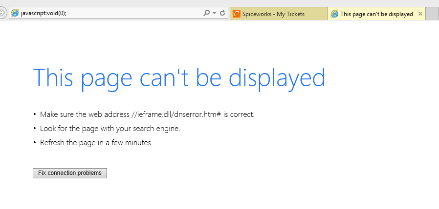Spiceworks opening new tabs automatically in IE - Spiceworks Support - Spiceworks Community
