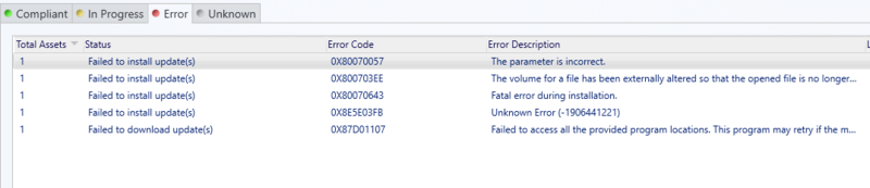 some clients are failing to install updates sccm, - Software ...